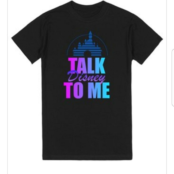 glamfoxx | Tops | Talk Disney To Me Tshirt | Poshmark